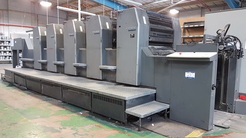 5 color Used Heidelberg Speedmaster SM 74 5P SE year 2002 | PressCity