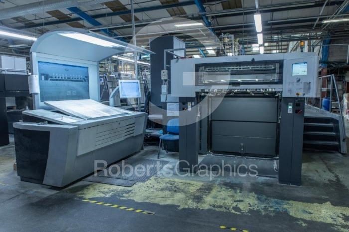 10 color Used HEIDELBERG SPEEDMASTER XL 106 10P WITH CUTSTAR year 2015 ...