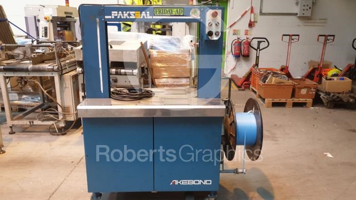 Used PAKSEAL SX 500 HAND MANUAL STRAPPING MACHINE year 2000 | PressCity