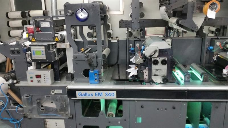 Used Gallus EM 340 Flexo label presses year 2007 | PressCity
