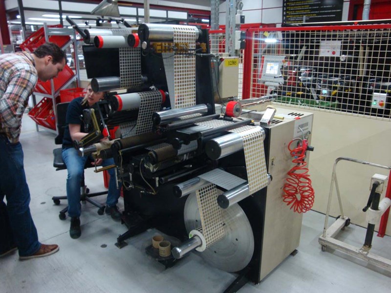 Used Rotoflex Racer 330 slitter rewind inspection machine year 1988 ...