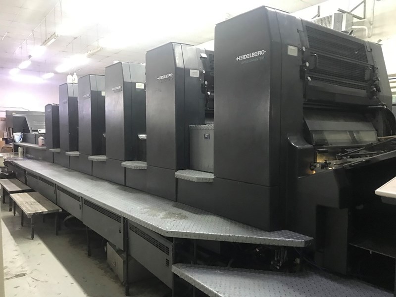 5 color Used Heidelberg CD 102 5 Colour year 2000 with UV | PressCity