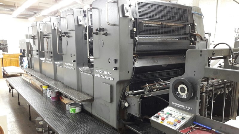 5 color Used Heidelberg Speedmaster 102 V year 1989 | PressCity