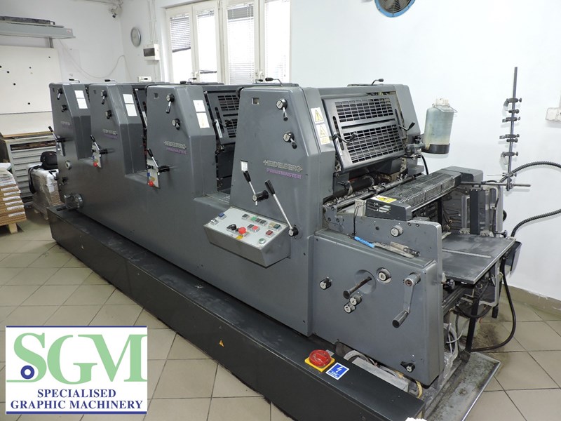 4 color Used Heidelberg Printmaster GTO 52-4 year 1999 | PressCity