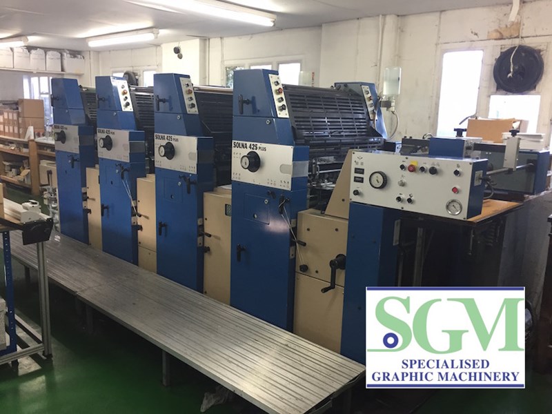 4 color Used SOLNA 425 PLUS year 1987 | PressCity