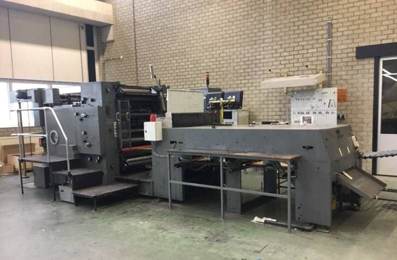 2 color Used KBA Super Numerota Cope 2 Bank note printing machine year ...