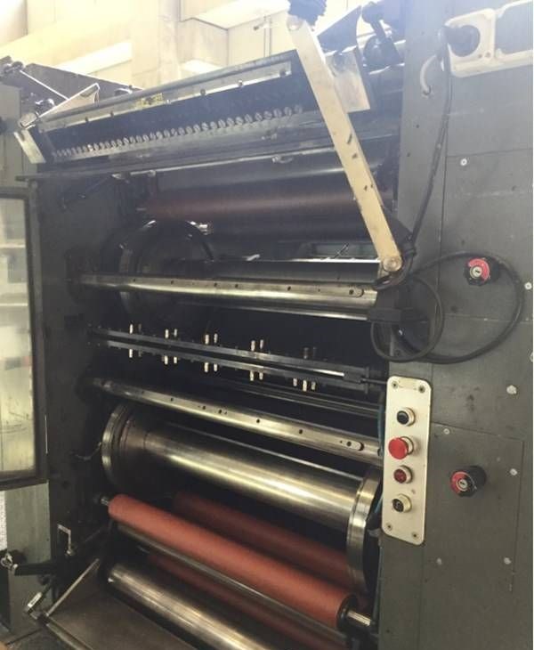 2 color Used KBA Super Numerota Cope 2 Bank note printing machine year ...