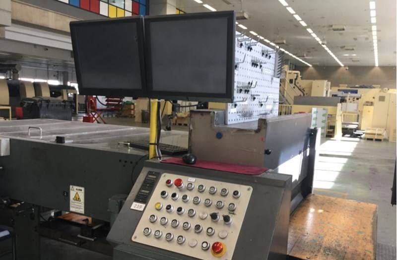 2 color Used KBA Super Numerota Cope 2 Bank note printing machine year ...