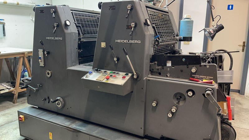 2 color Used Heidelberg GTO52 2 Z+ year 1988 | PressCity