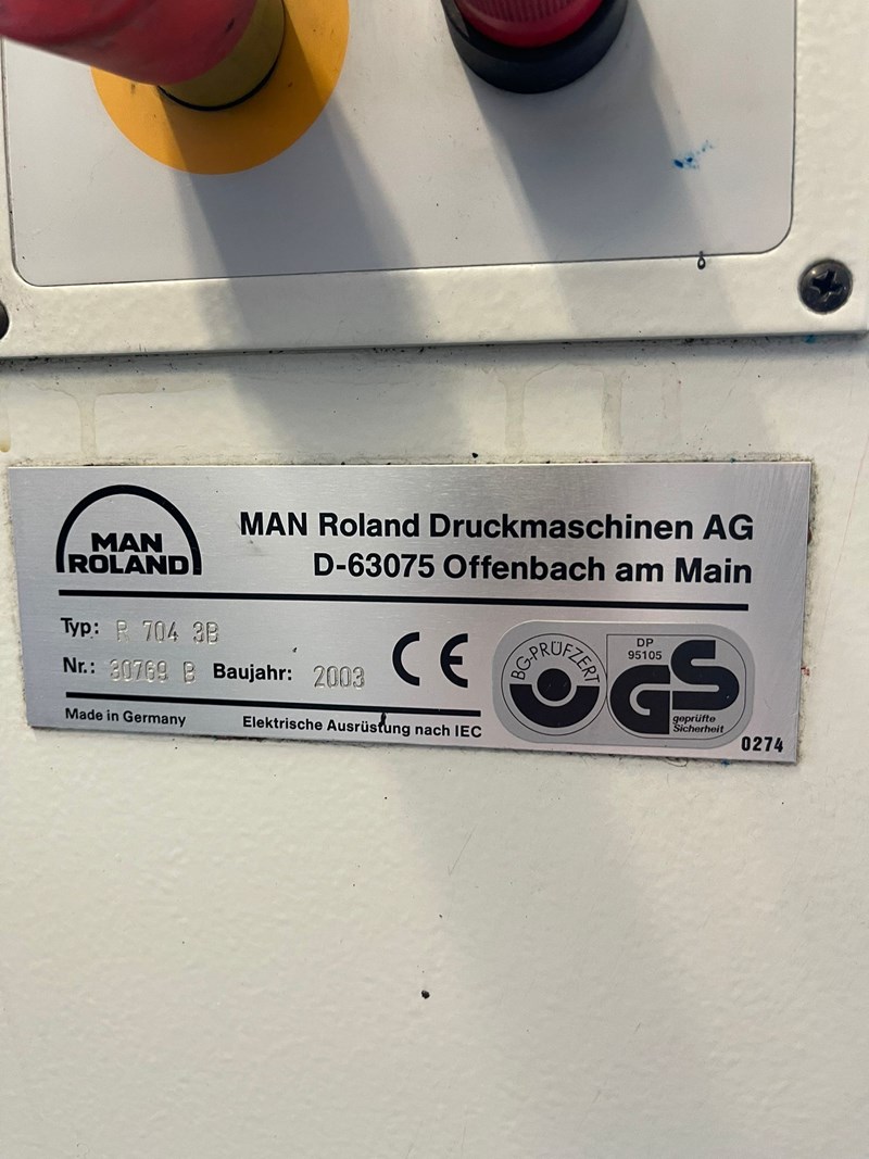 4 color Used Manroland R 700 4 year 2003 | PressCity