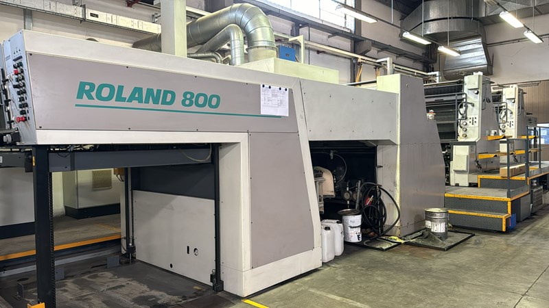 4 color Used Roland R 800 4 LE Hybrid year 1995 | PressCity