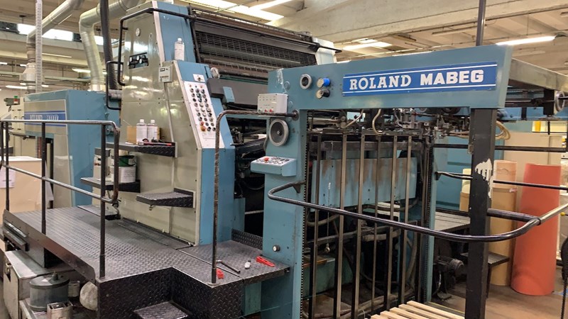 2 color Used Manroland R 800 2 6 Inline Coater THESIS year 1980 | PressCity